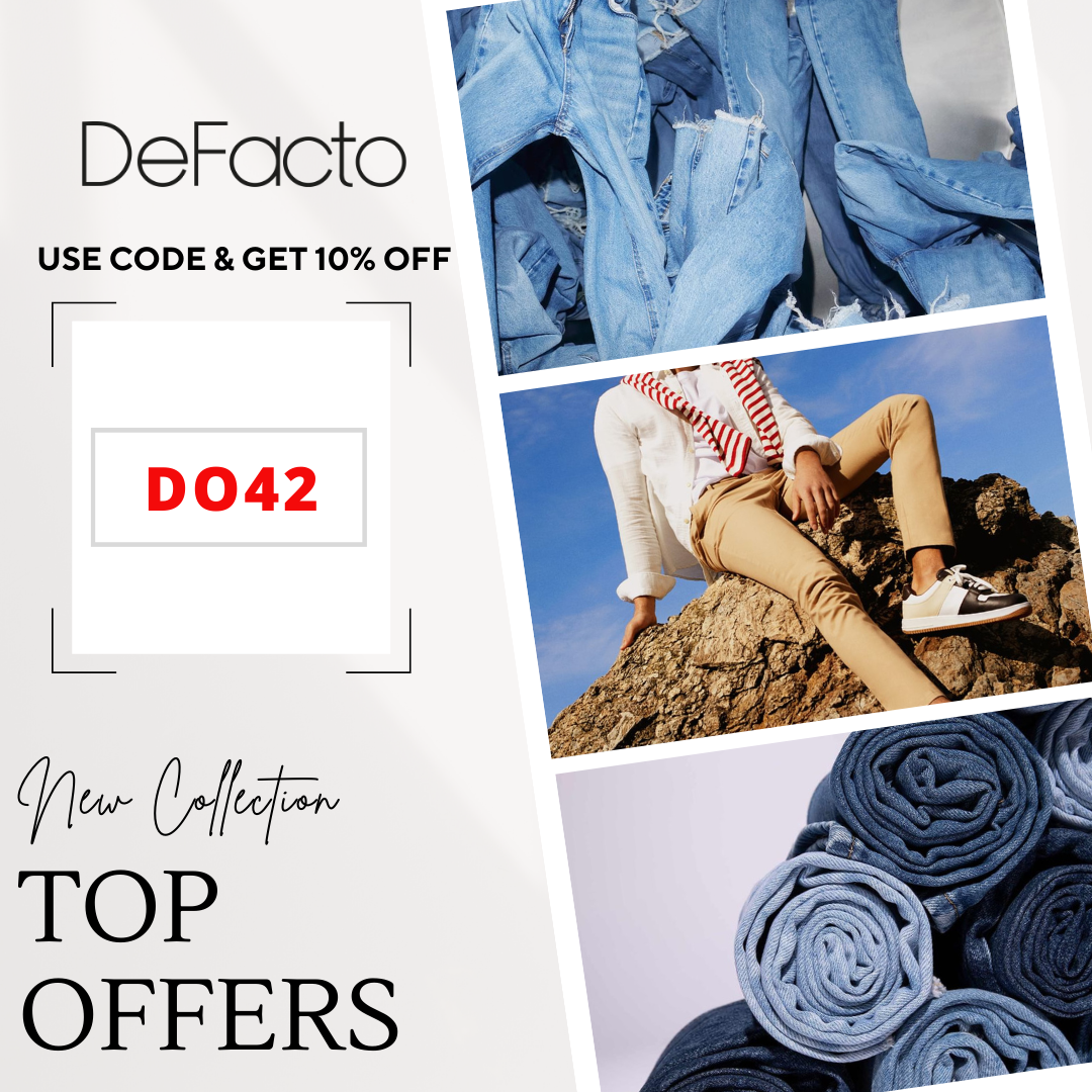 DeFacto Coupon + Extra 10% Off Discount With Code: "DO42"